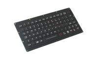 China Black Rubber Material Military Panel Mount Keyboard With Oem And Fn Keys for sale