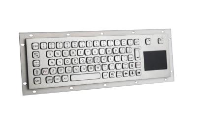 China IP67 Waterproof Stainless Steel Industrial Keyboard With Touchpad for sale