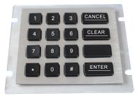 China Waterproof 16 Keys Polymer Keys Numeric Metal Keypad With Usb for sale