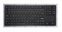 China IP67 Balck Dynamic Waterproof Ruggedized Keyboard with Touchpad for Industrial Military Application for sale