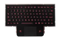 China Rugged IP66 Dynamic Backlit USB stainless steel industrial keyboard for sale