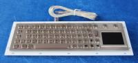 China Ruggedized 67 Keys Real Panel Mounted Keyboard , 304 Metal Stainless Steel for sale