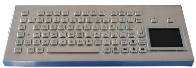 China Stainless Steel Movable Industrial Keyboard With Touchpad For Coal Mine for sale