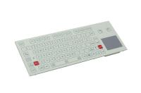 China IP65 Industrial Flat Membrane Ruggedized Keyboard With Touchpad for sale