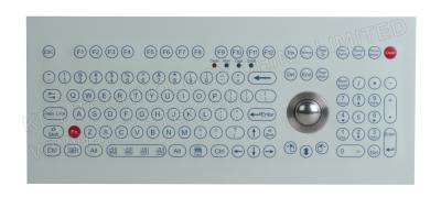 China Waterproof  Dustproof Industrial Membrane Keyboard Optical Trackball for sale
