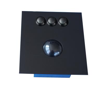 China Top Panel Black 38mm Trackball Pointing Device 3 Polymer Mouse Buttons for sale