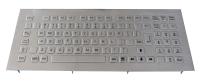 China Front panel mount stainless Steel metal Kiosk Keyboard with 79 key , numeric keys for sale