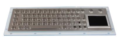 China IP65 Stainless Steel USB kiosk Keyboard With Touchpad with any customized layout for sale