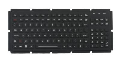 China 119 keys silicone rubber OEM industrial keyboard with numeric military computer for sale