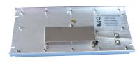 China 47 keys mini compact format IP65 Panel mount metal keyboard with PS/2 port for sale