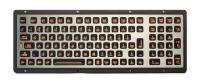 China Small IP65 dustproof and waterproof panel mount keyboard with 103 keys for sale