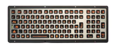 China Small IP65 dustproof and waterproof panel mount keyboard with 103 keys for sale