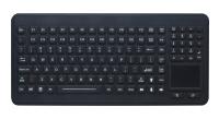 China 120 Keys durable antimicrobial silicone keyboard with touchpad numeric keypad for sale