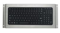 China 119 keys IP67 silicone industrial keyboard, USB black desktop keyboard for sale