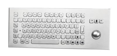 China Dust Proof Stainless Steel Keyboard SS Vandal Resistant Keyboard for sale