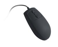 China Sealed Hygienic Optical Trackball Mouse Pointing Device Black Or White for sale