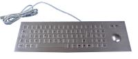 China 0.45mm flat keys metal keyboard with laser trackball with 1200 DPI resolution for sale