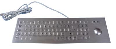 China 0.45mm flat keys metal keyboard with laser trackball with 1200 DPI resolution for sale