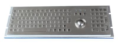 China Mini Size Ruggedized Panel Mount Keyboard Fn Keys Trackball Rear Panel Mounting for sale