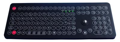 China 108 Keys IP68 dynamic rated washable industrial membrane keyboard USB Desktop for sale