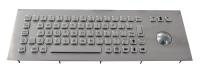 China 69 Keys Panel Mount Keyboard , Stainless Steel Keyboard with Trackball MTB,  OTB , LTB for sale