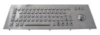 China 69 Keys Panel Mount Keyboard , Stainless Steel Keyboard with Trackball MTB,  OTB , LTB for sale