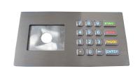 China IP67 colourful backlit stainless steel keypad usb numeric keypads with LCD for sale