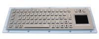 China Stainless Steel Kiosk Braille Ip65 Keyboard With Touchpad , Customized Layout for sale