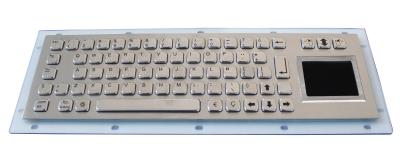 China Stainless Steel Kiosk Braille Ip65 Keyboard With Touchpad , Customized Layout for sale