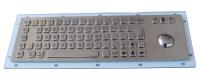 China Rugged Rear panel mount dot braille keyboard with 38mm mechanical  trackball for sale