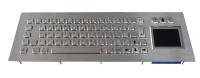 China IP65 Stainless Braille Kiosk waterproof keyboard with touchpad , 68 Keys for sale