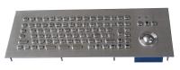 China MINI 81 keys panel mount Industrial Keyboard With Trackball for information kiosk for sale