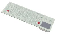 China USB cable with 12 FN keys panel mounted keyboard with rugged touchpad for sale