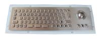 China Water resistant PS2 , USB  Industrial Keyboard With Trackball numberic keypad and Fn keys for sale
