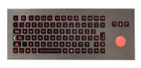 China Waterproof  Stand alone movable Industrial Keyboard With Trackball for Army , Navy for sale