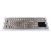 China IP65 Dynamic Water Proof Touchpad Keyboard Stainless Steel Industrial Keyboard for sale