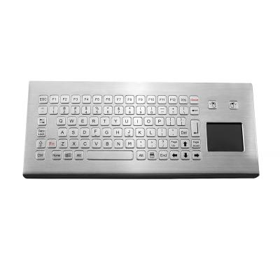 China Explosion Proof Stainless Steel Industrial Keyboard With Resistive Touchpad IK09 For Mining for sale