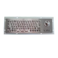 China Vandal Proof Industrial Keyboard With Trackball PS2 USB Interface 68 Keys Compact for sale