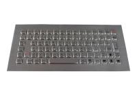 China IP65 Waterproof USB Panel Mount Keyboard Industrial Rugged Metal for sale