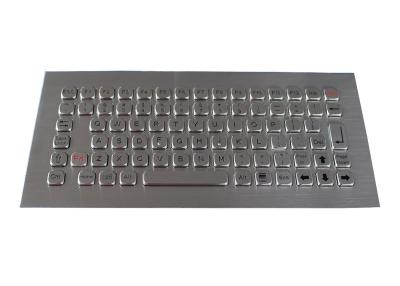 China IP65 Waterproof USB Panel Mount Keyboard Industrial Rugged Metal for sale