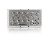 China Custom 53 Keys Ultra Thin Ss Ruggedized Keyboard In Metal Water Proof Rated for sale