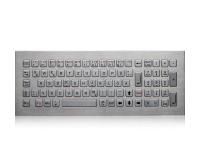 China 81 Keys Multimedia Keyboard Industrial Metal Keyboard  Washable For Outdoor custom keyboard for sale