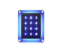 China 12 Key Vandal Proof Backlit Metal Numeric Keypad For Cash Machine for sale