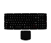 China 400DPI Resolutions Silicone Industrial Keyboard Backlight With Touchpad for sale