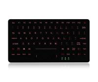 China Military Level EMC Keyboard Stainless Steel Back Plate Rubber Backlight for sale