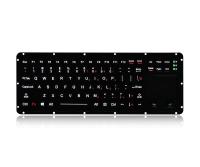 China Ruggedized Silicone Industrial Keyboard Backlight Waterproof Keyboard With Touchpad for sale