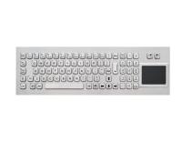 China IP65 Kiosk Metal Rugged Keyboard With Touchpad And Number Keypad Vandal Proof keyboard for sale