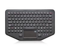 China Rubber Silicone Industrial Keyboard Touchpad With Fingerprint Reader for sale