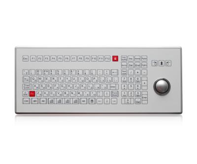 China IP65 Industrial Membrane Keyboard Omron Switch With Optical Trackball for sale