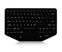 China Military IP65 Ruggedized Industrial Keyboard With Touchpad ABS Material for sale
